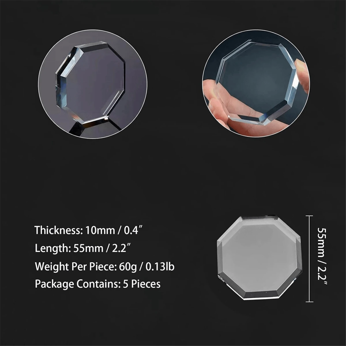 5PCS Glass Pattern Weights For Sewing, Fabric Sewing Weight Cloth ...