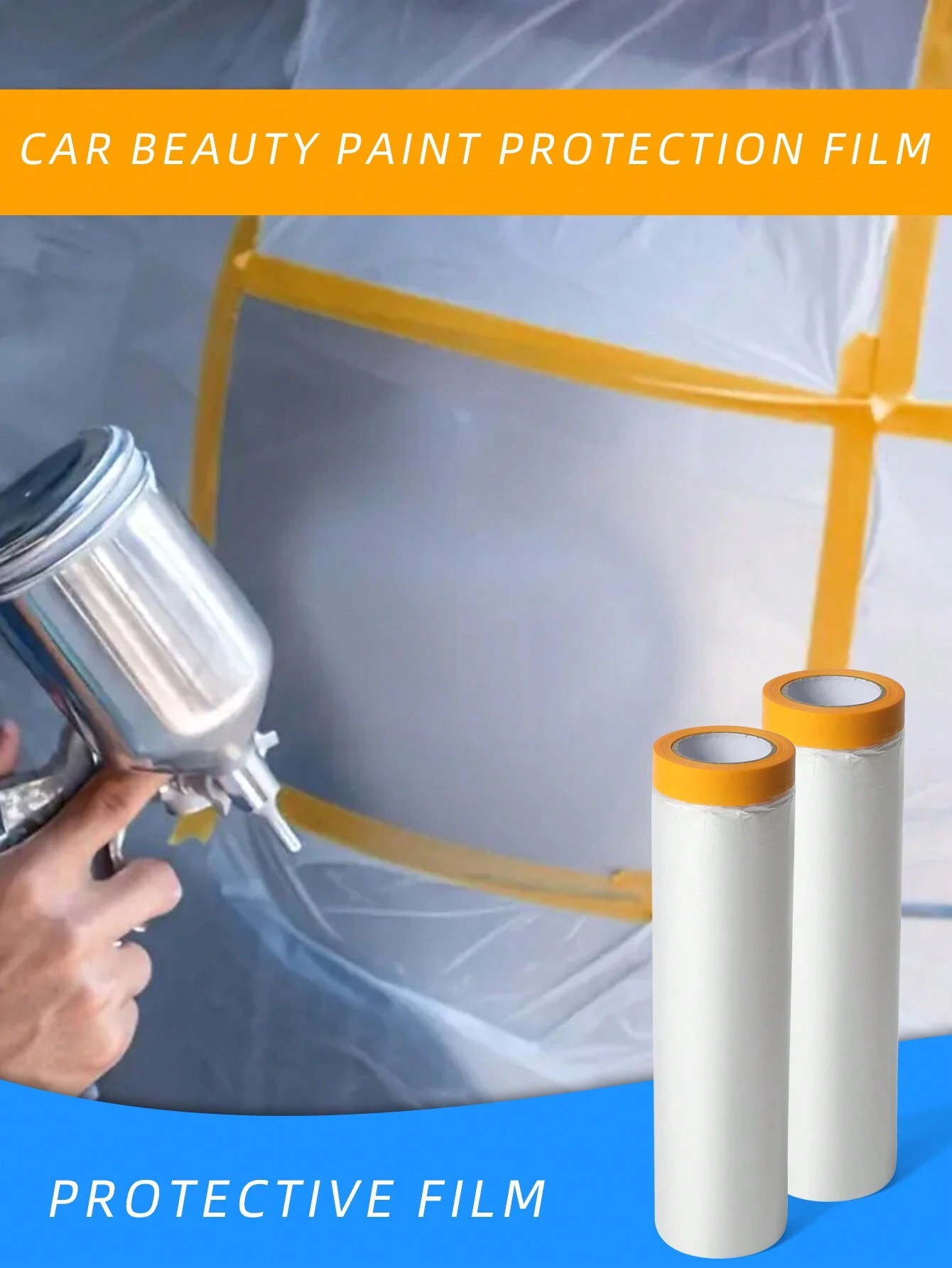 One-Time Use Furniture Dust Cover Film & Paper Protective Covers, No ...