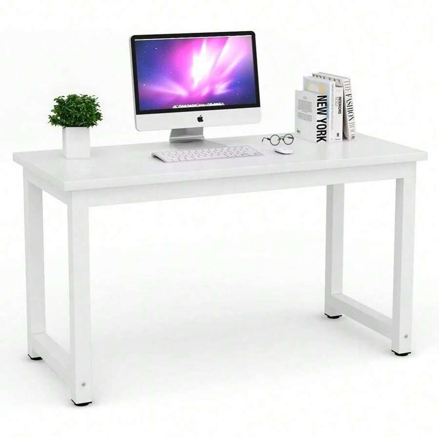 Tribesigns Computer Desk, 55 Inch Large Office Desk Computer Table ...