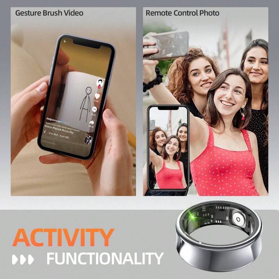 SIMSONLAB 2025 heißer Smart Ring, Fitness Tracker für Damen und Herren ...