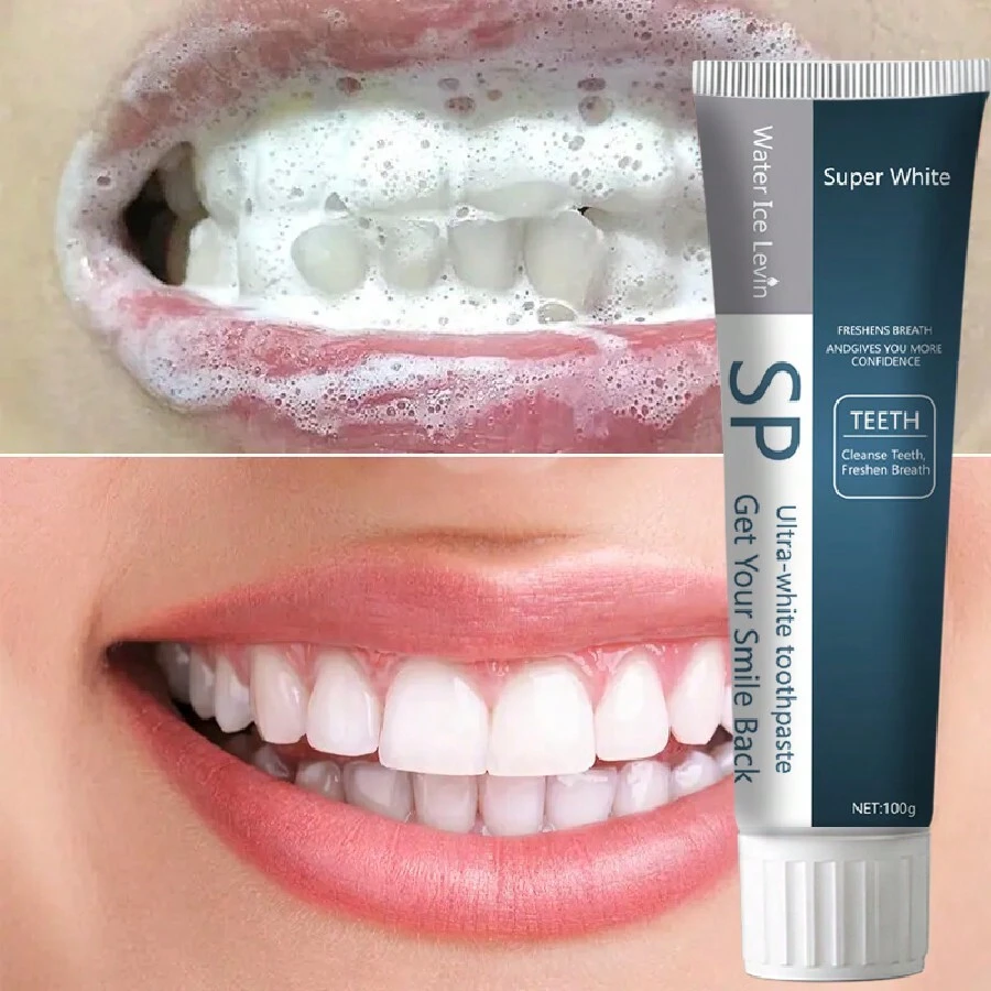Water ice levin Toothpaste Containing Glycerin, Freshens Breath, Cleans ...