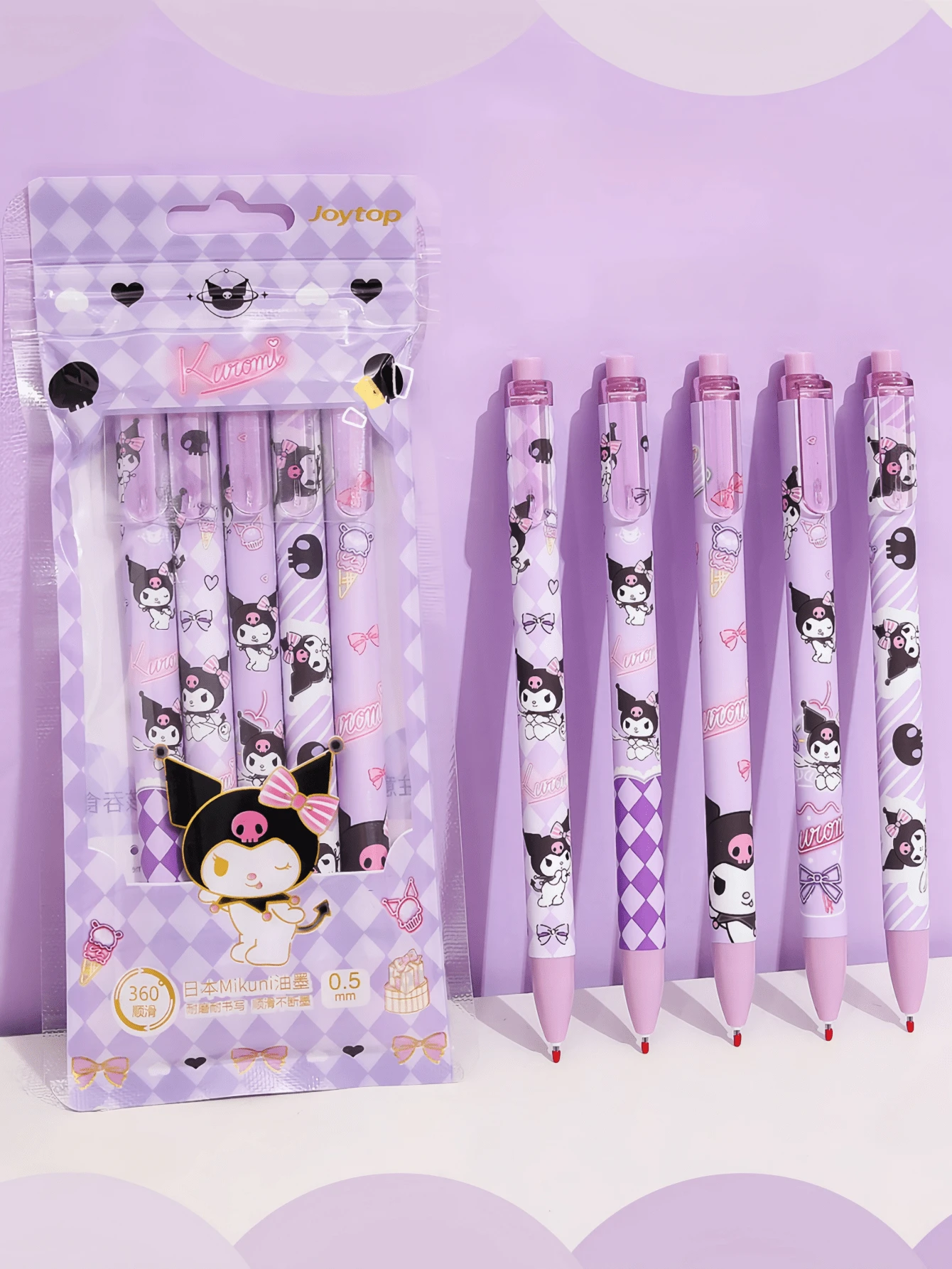 Sanrio 5PCS Sanrio Hello Kitty Kuromi Melody Anime Cartoon Character ...