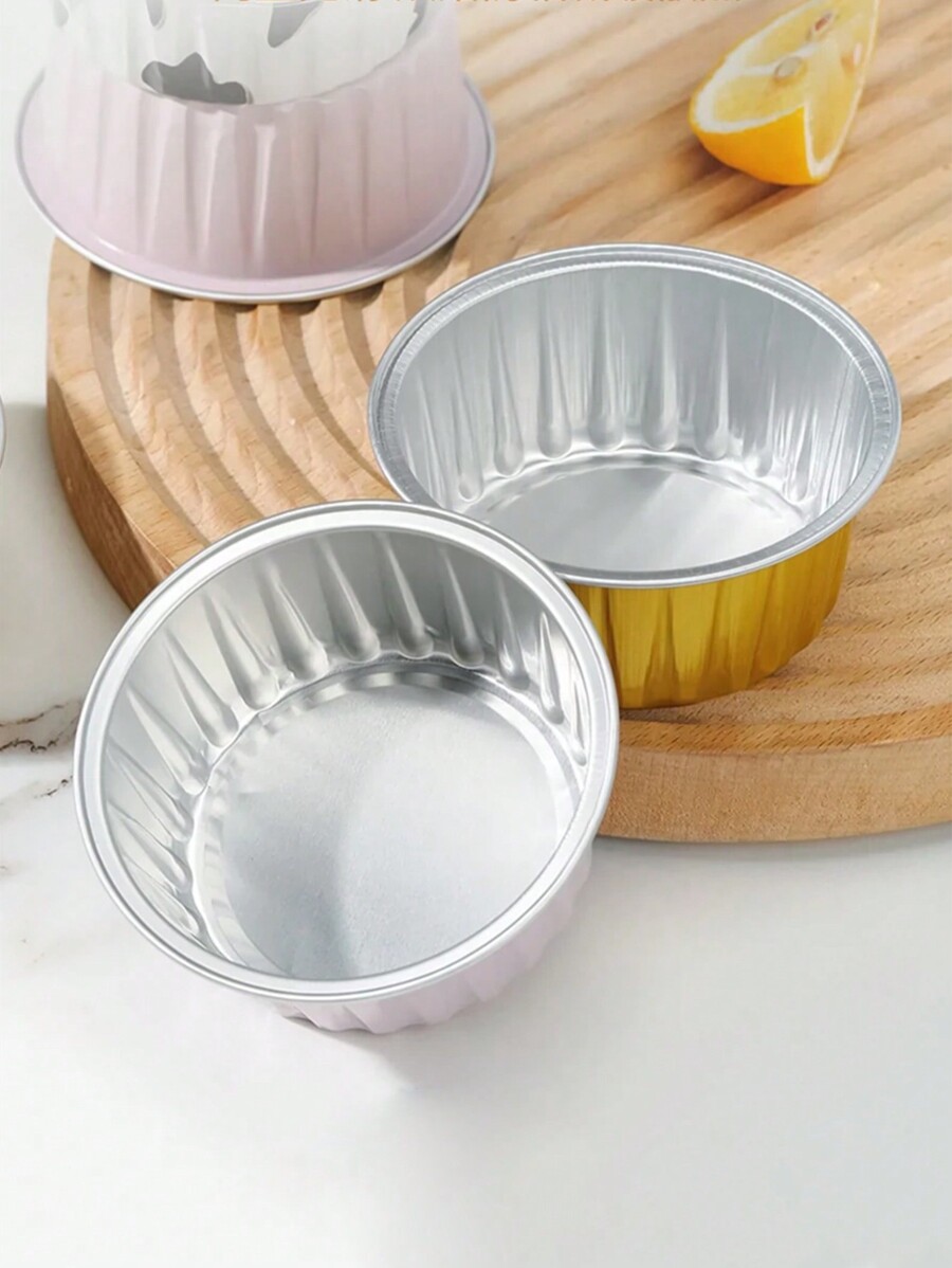 10pcs Reusable Baking Cups, Aluminum Foil Bowls, Oven & Air Fryer Safe ...