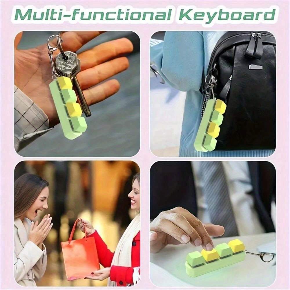 Stress Relief Keyboard Key Toy - Adult Fidget Calming Belly Abdominal ...