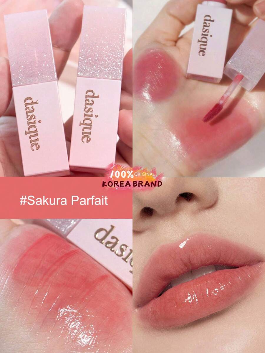 Dasique Nuevo Dasique Juicy Dewy Tint Sakura Parfait Barra de Labios | Tinte de labios brillante ...