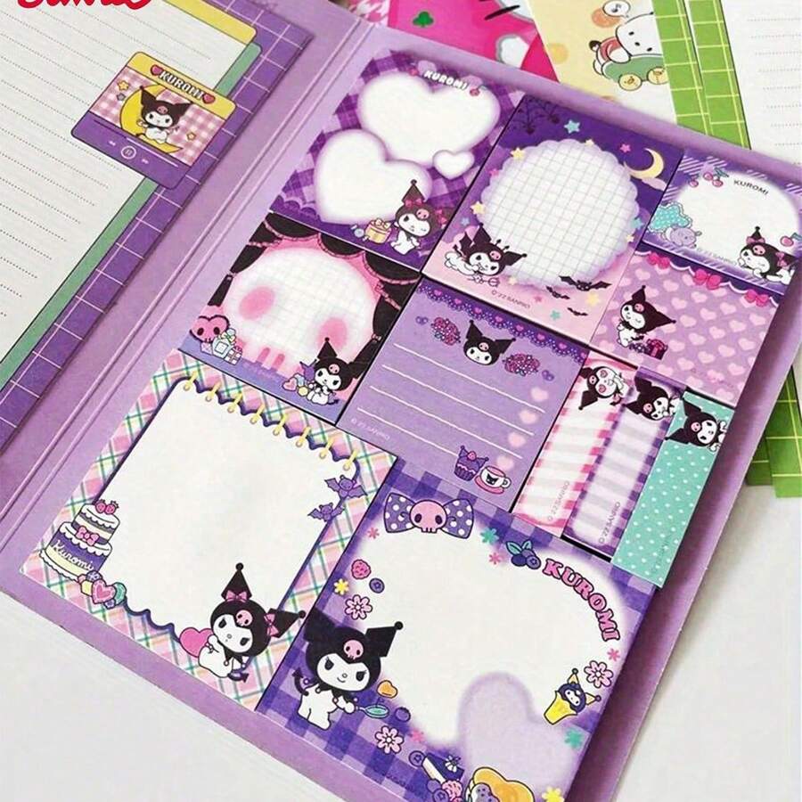 Sanrio Sanrio Kuromi Ins Sticky Note Combination Kitty Sticky Note N ...