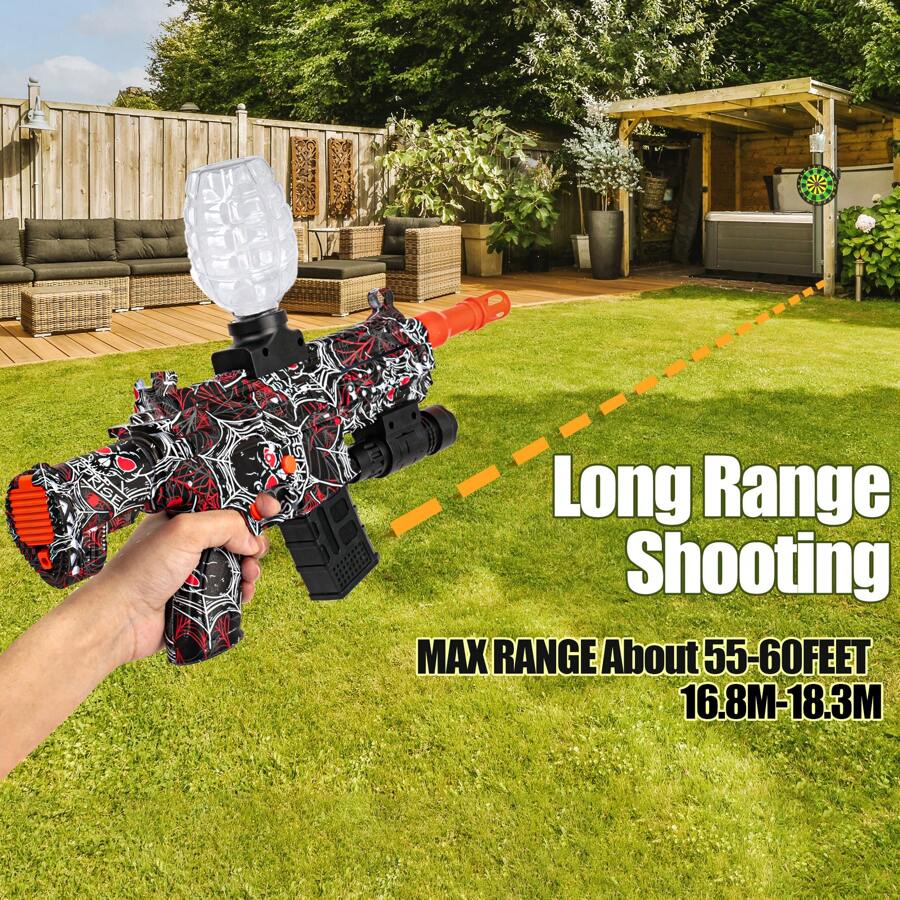 Electric Gel Ball Blaster, Rechargeable Gel Ball Splatter Toy With A ...