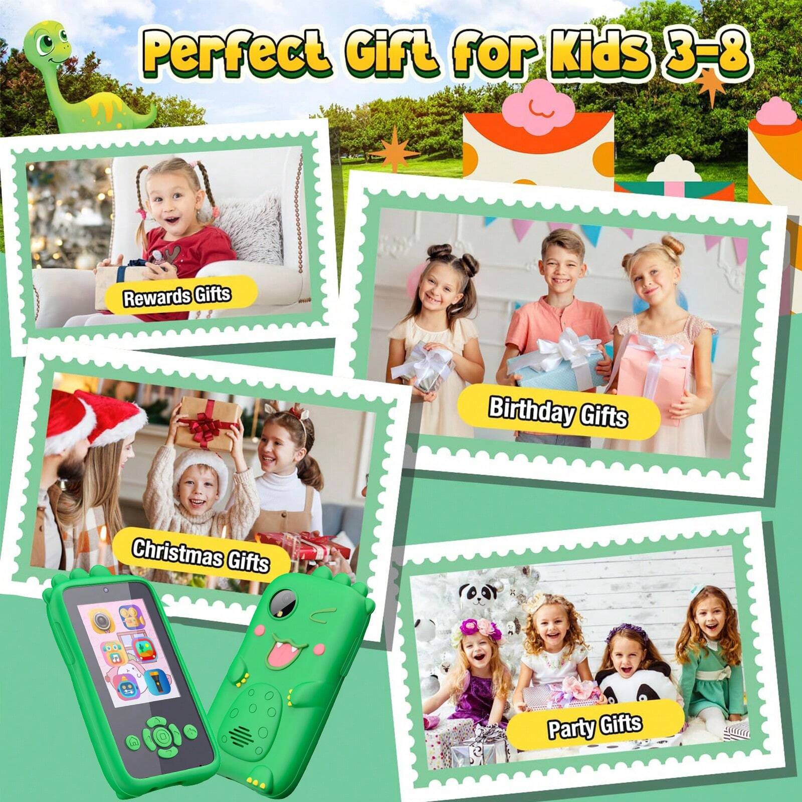 Kids Smart Toy Phone Girls Toy, Toddler Touchscreen Game Phone For 6 7 ...