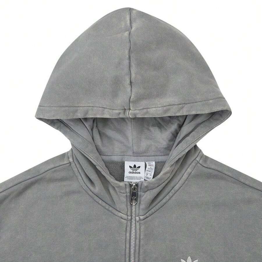 Adidas Originals Chaqueta con capucha con cremallera y lavado para ...