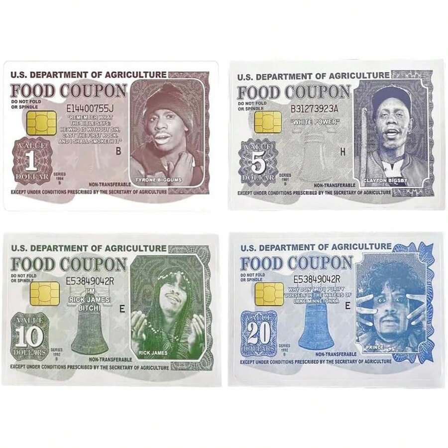 4pcs Debit Card Skin Cover Sticker,Funny Cartoon Money Credit Card ...