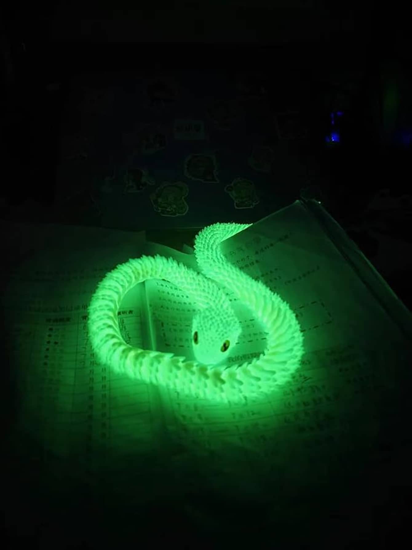 3D Printed Snake Viper Toy, 11.8 Inch Surprise Mystery Snake Finger Toy ...