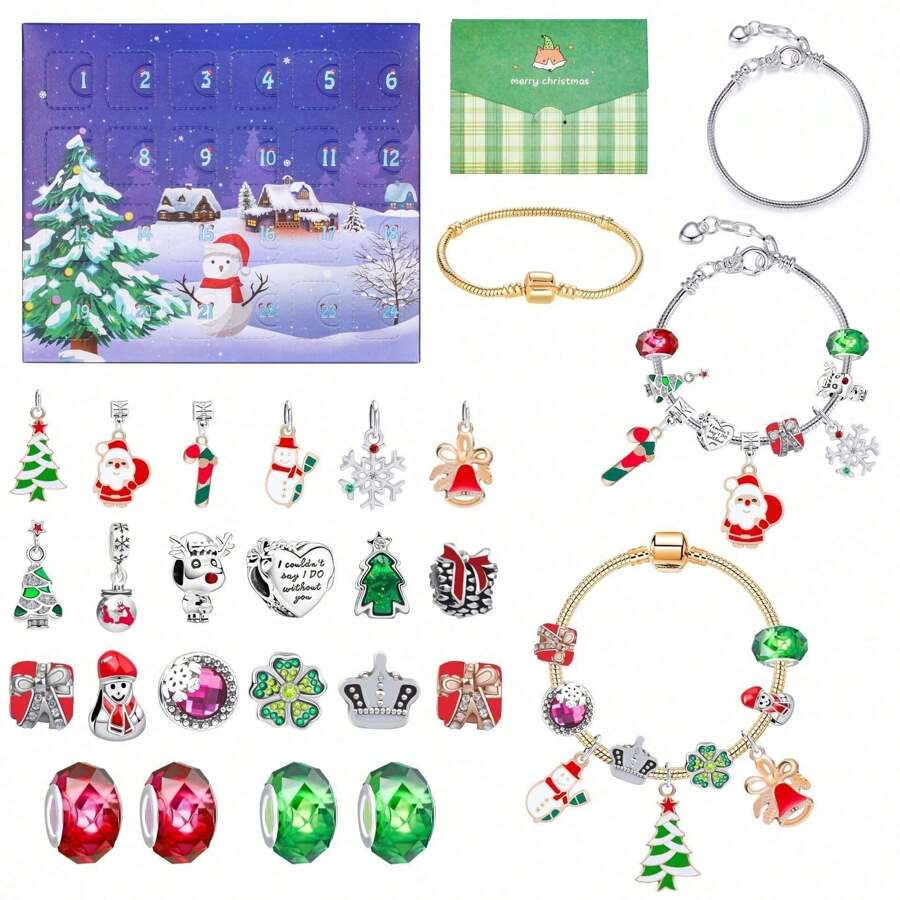 Advent Calendar 2024, Christmas Countdown Calendar, DIY 24 Days Advent ...