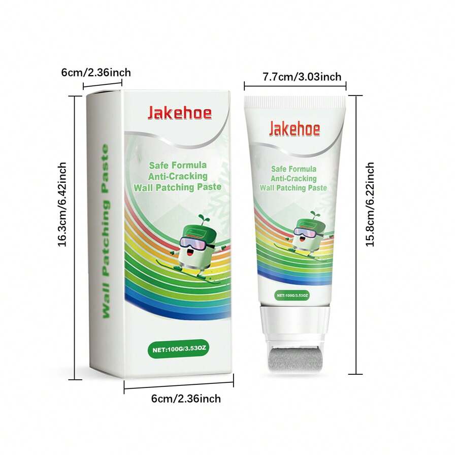 JAKEHOE Wall Patching Paint Wall Patching Paste Repair Wall Holes Skin ...