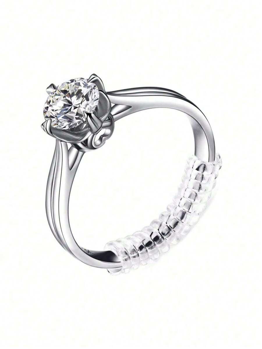 Adjuster Rings For Thin Ring Bands, Transparent Elastic Coil Spring ...