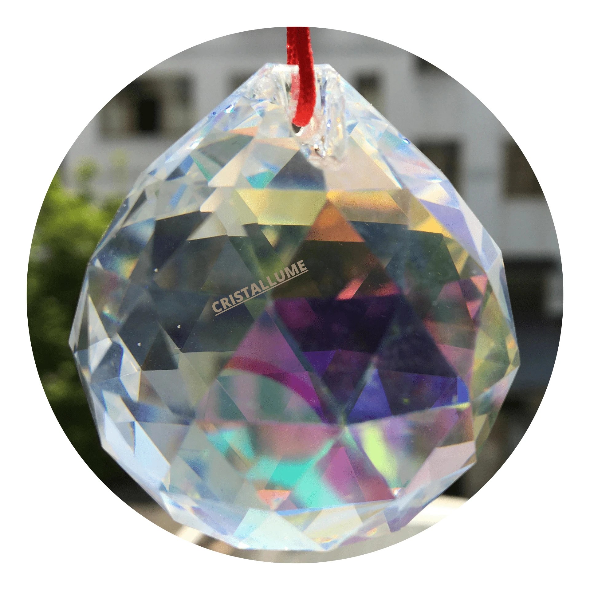 Feng Shui Kit 2 Balls Spheres Multifaceted K9 Crystal 40mm | SHEIN USA