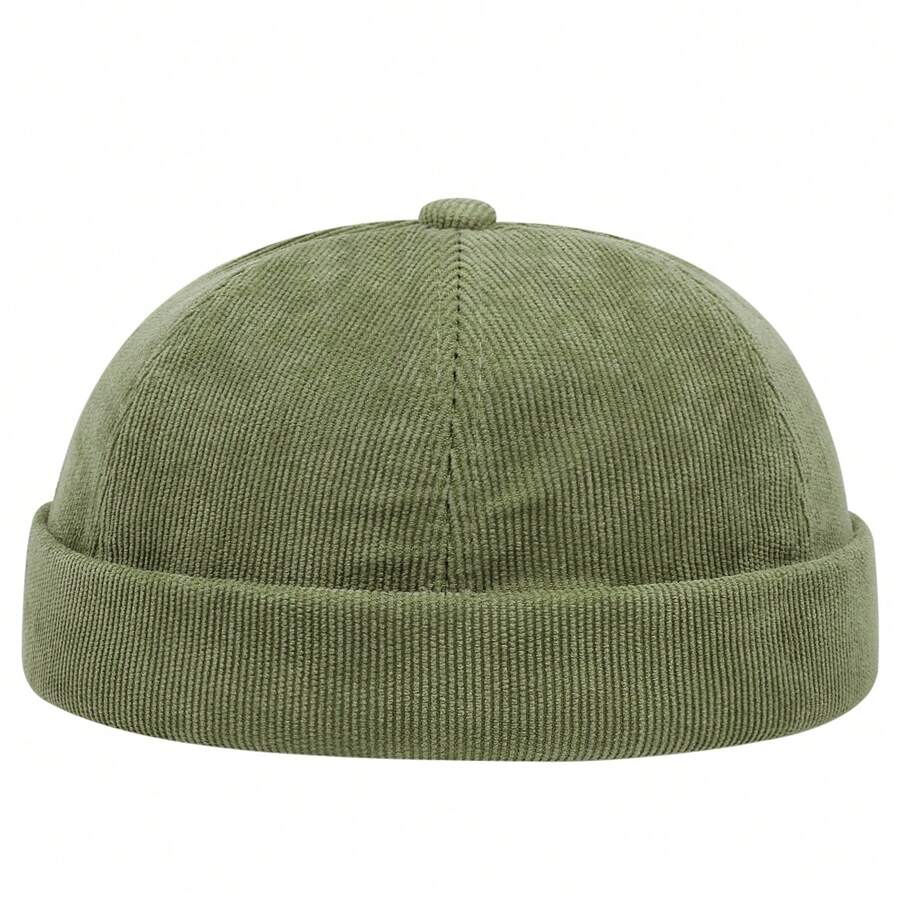 1pc Men's Corduroy Landlord/Newsboy Cap, Casual And Simple For Everyday ...