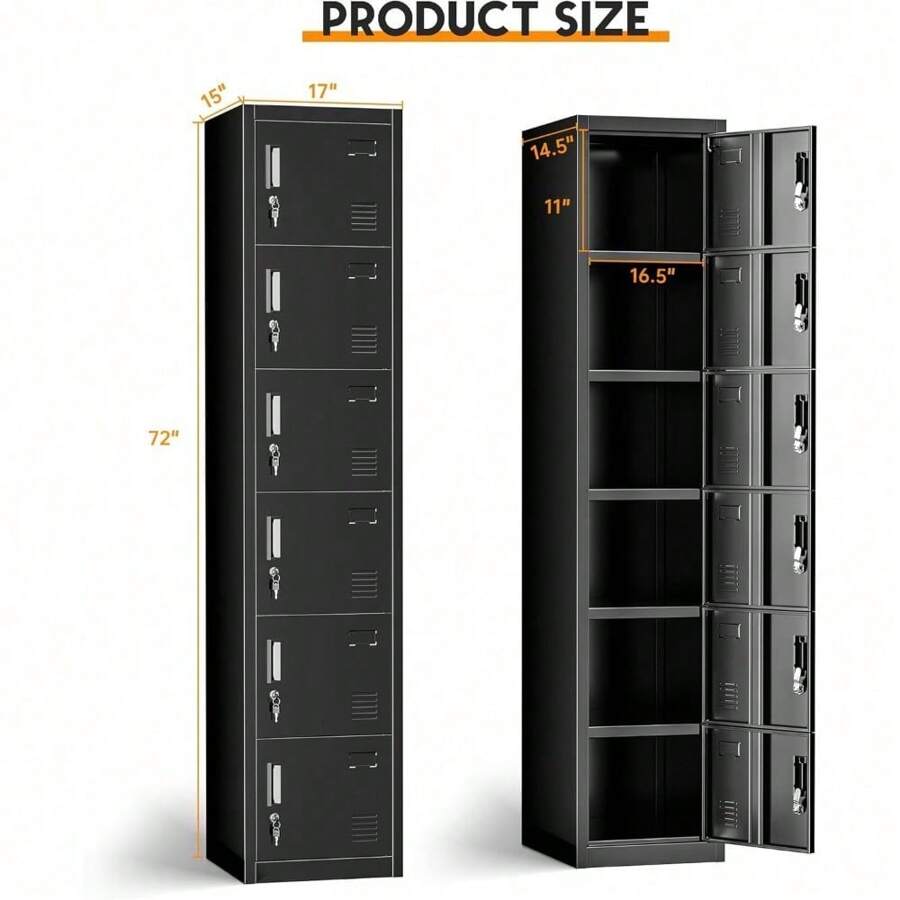 INTERGREAT Metal Locker For Office Storage Locker Employees Locker For ...