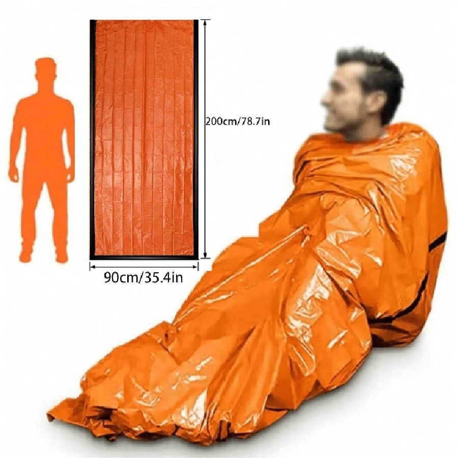 Portable Waterproof Emergency Survival Sleeping Bag Outdoor Edc Camping ...