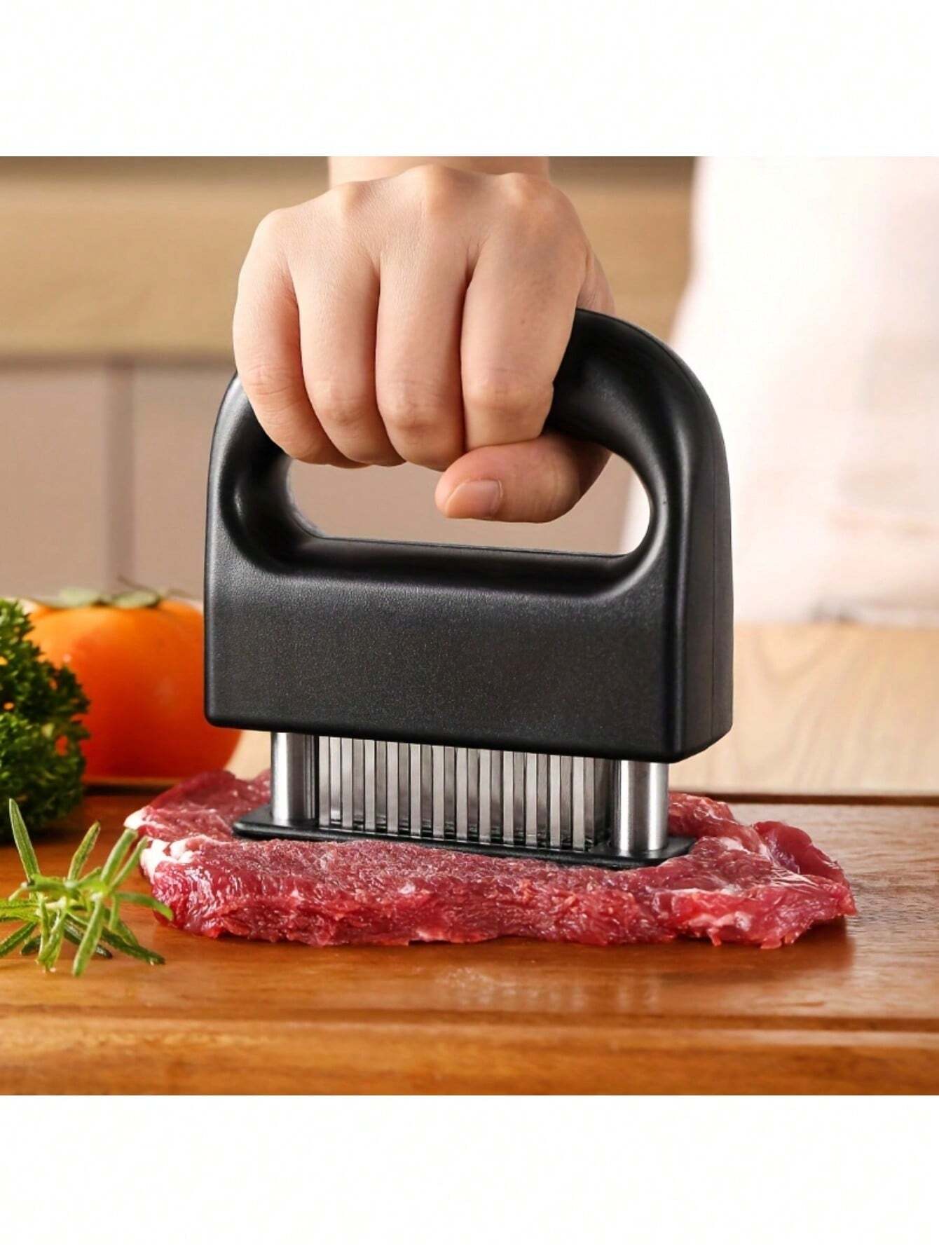 Meat Tenderizer, 48-Pin Stainless Steel Sharp Steak Tenderizer, Roast ...