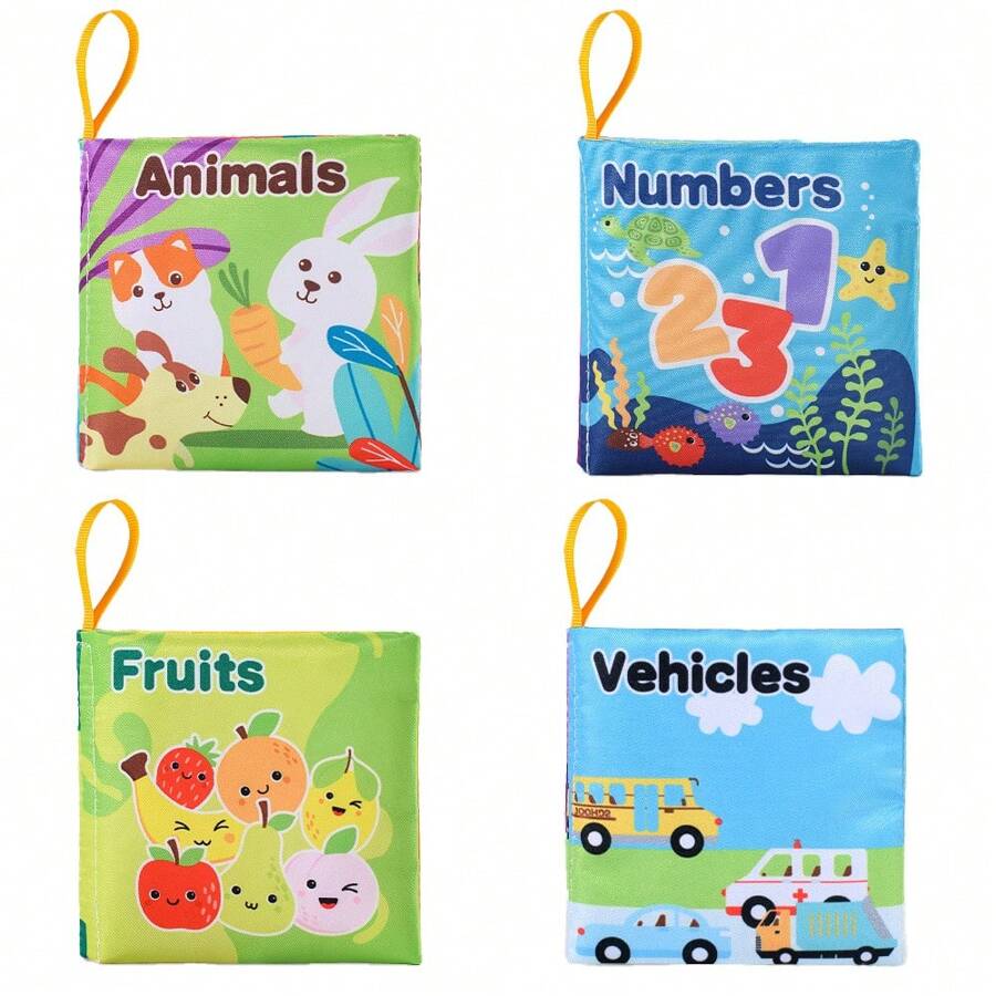 Soft Baby Books, Early Education Cloth Books For Infants And Toddlers ...