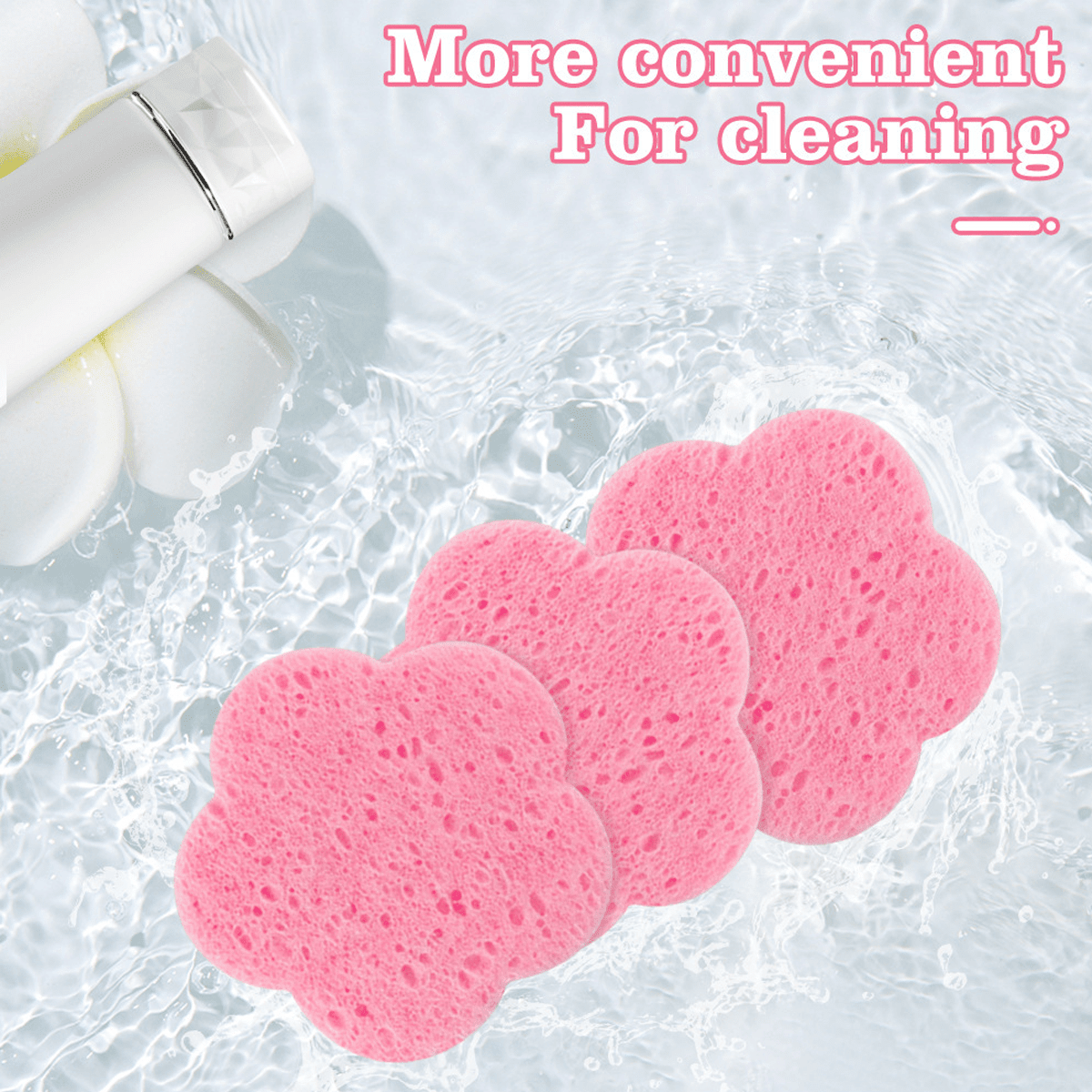 Facial Cleansing Wipes, Makeup Remover Compressed Facial Cleansing ...