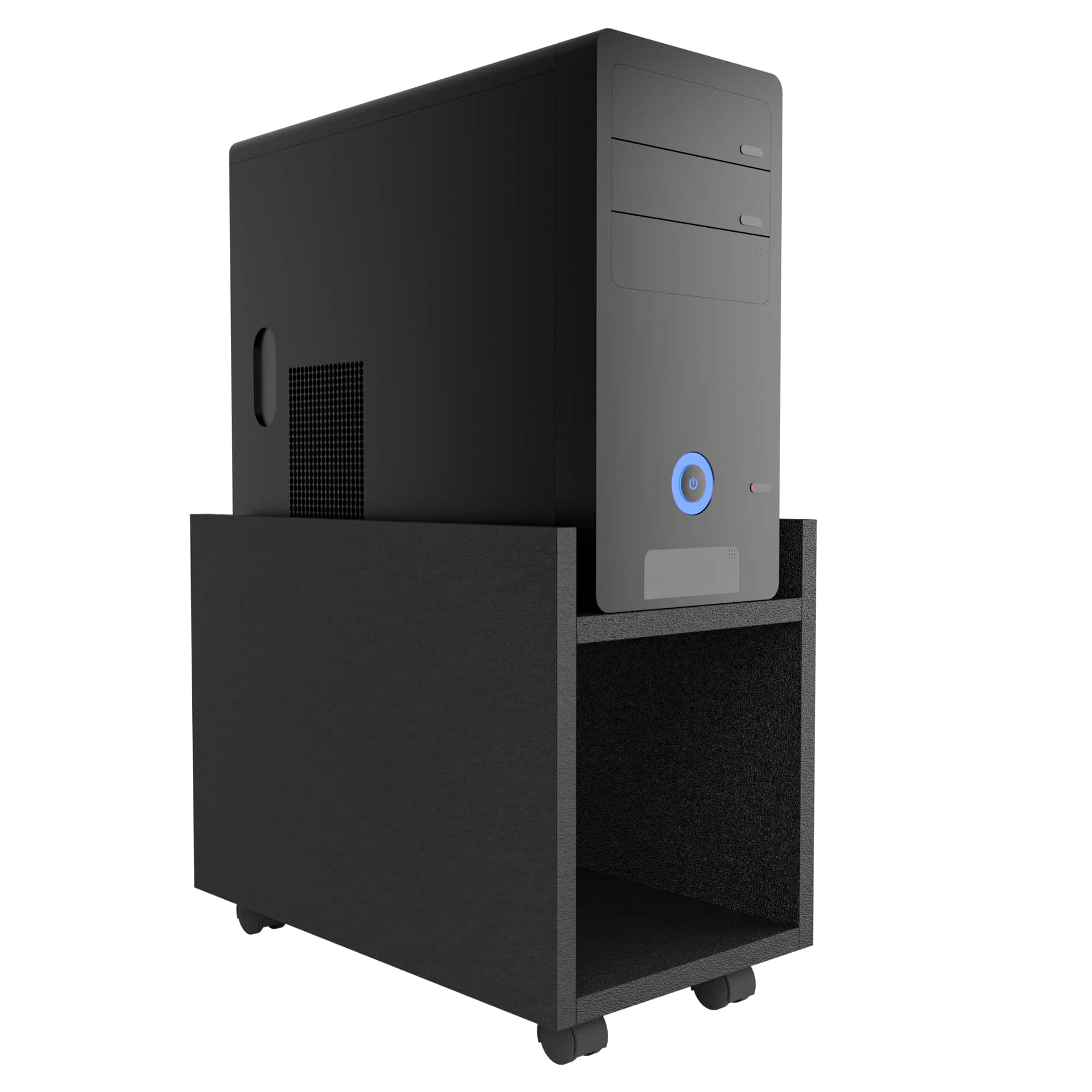 Suporte Gabinete Cpu Suporte Cpu E Nobreak Mdf Cpu Pc Com Rodas | SHEIN ...