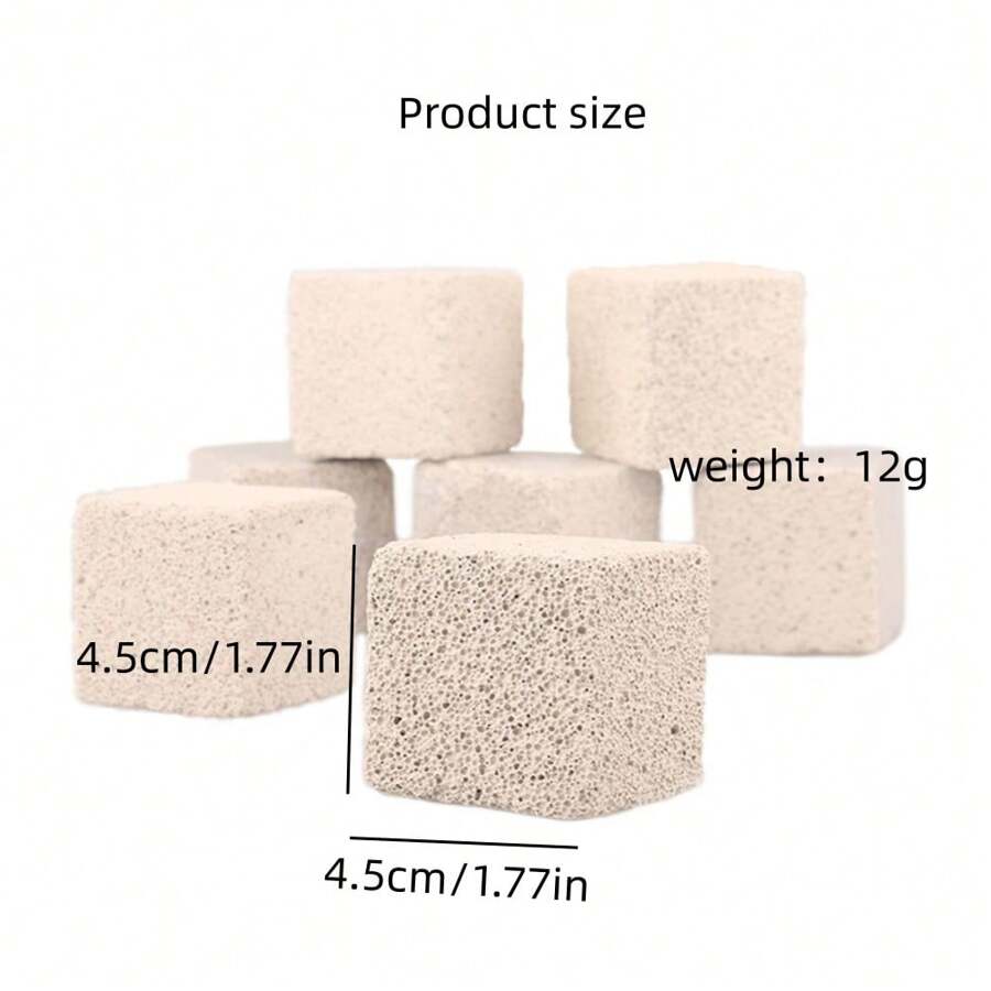 2pcs Large Square Volcano Rock Mineral Pet Chew Stones For Hamsters ...