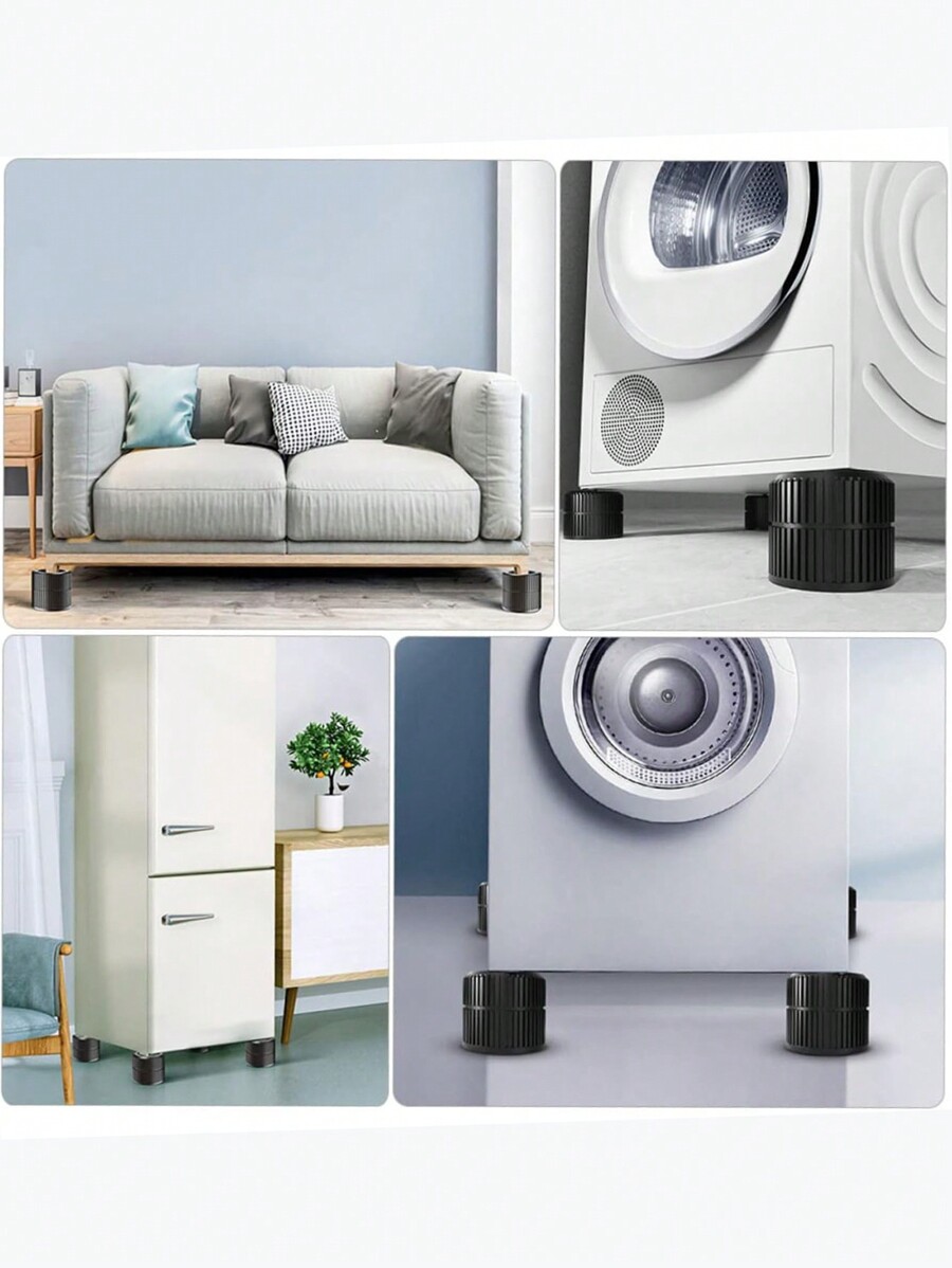 4 Packs Washing Machine Shock Absorption Pads, Shock Absorption And ...