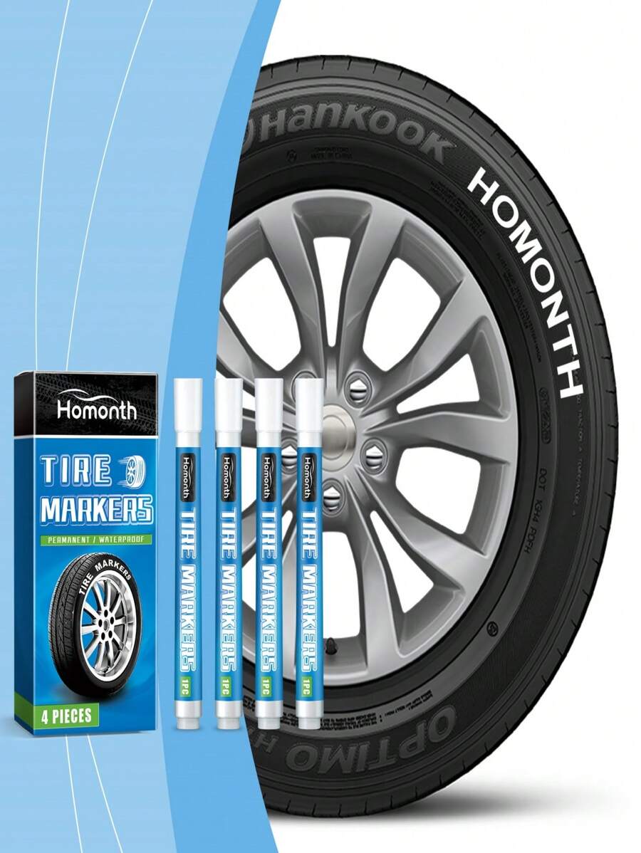 White Color Tire Paint Marker Pen, Permanent Paint Marker For Car Tire ...