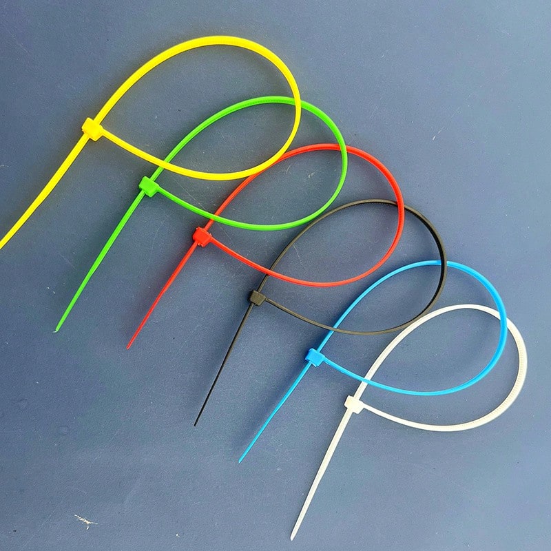 250pcs Nylon Self-Locking Plastic Cable Ties, Various Data Cables Quick ...
