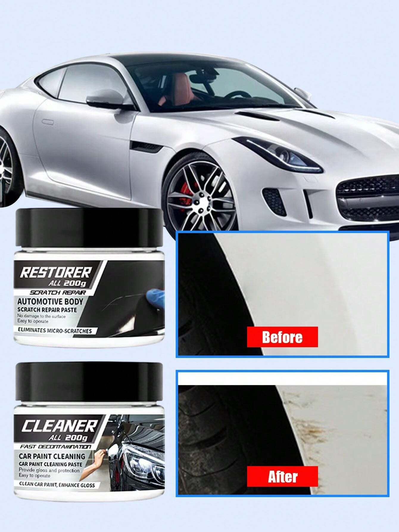 Car Scratch Restorer Wax, And Car Stains Clearner Wax , 2024 Upgraded ...