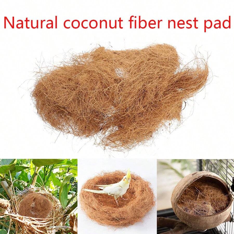 Cama solta de fibra de coco para ninho de pássaro Fibra de coco para ...