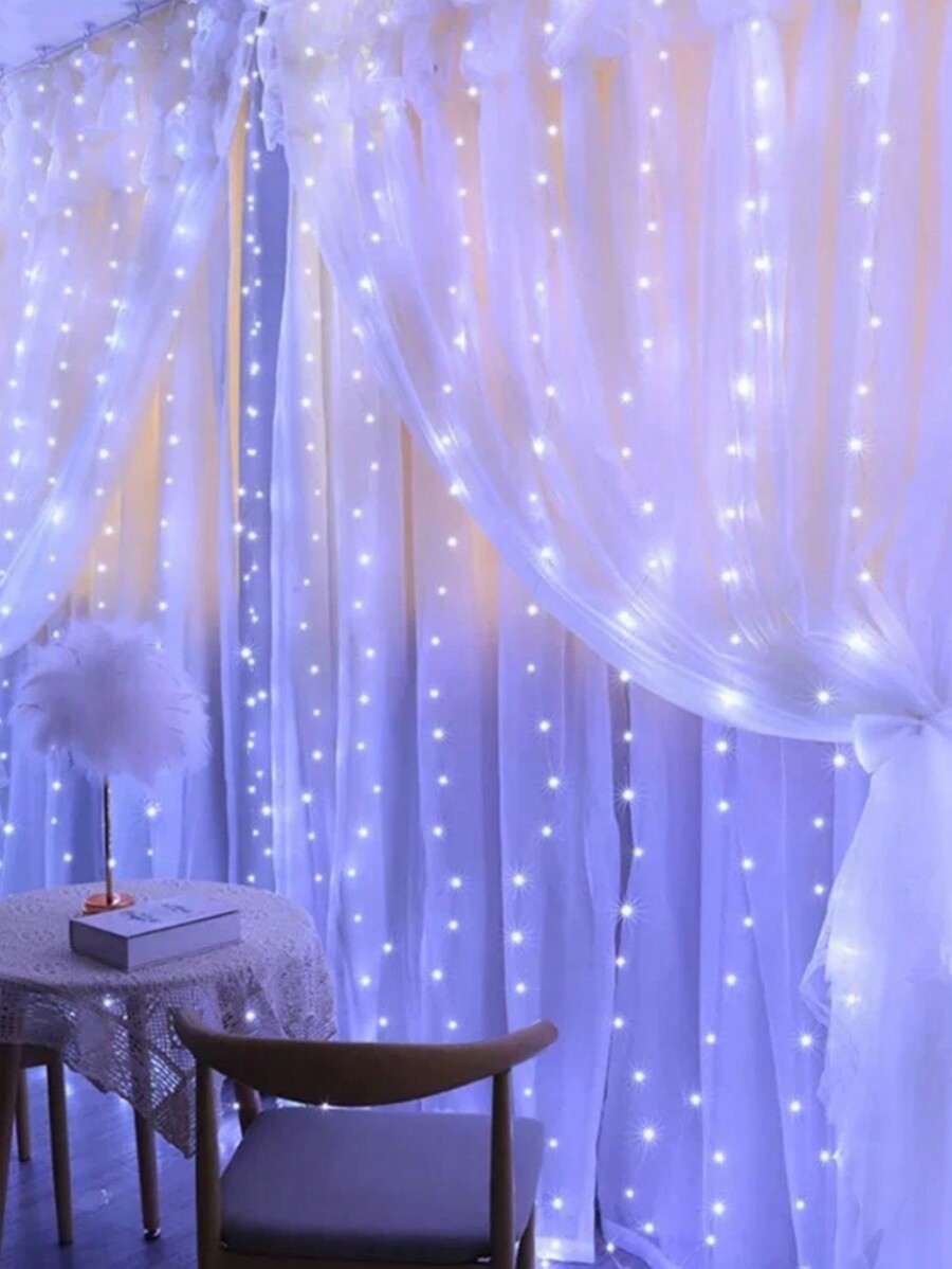 1pc 200 LED 2*2 Meter Copper Wire Fairy String Lights, Bedroom Decor ...