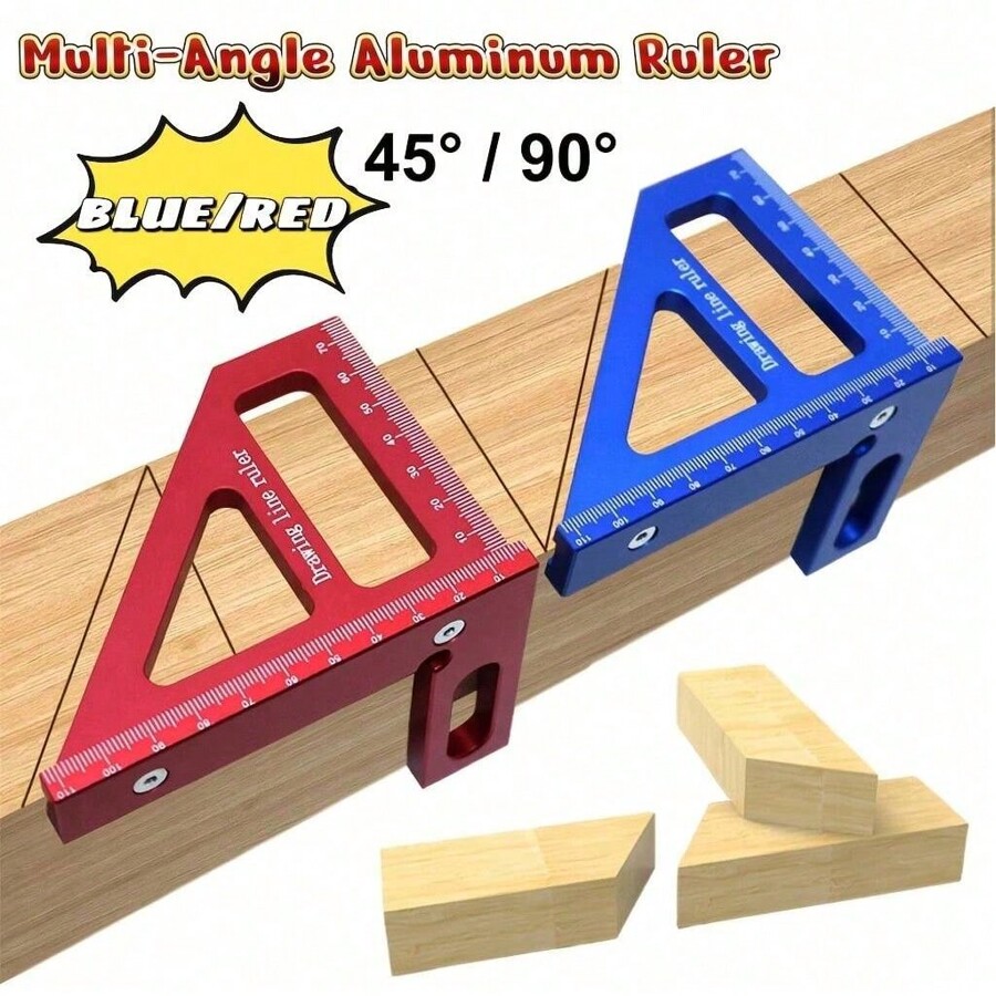 Régua de medição multiangular ProMaster 3D 1 peça - Riscador triangular ...