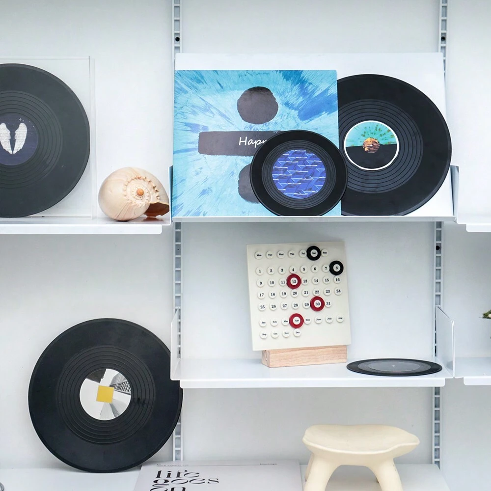 1Pc Of 12 Inch Fake Plastic Records Record Wall Decoration, Dormitory ...