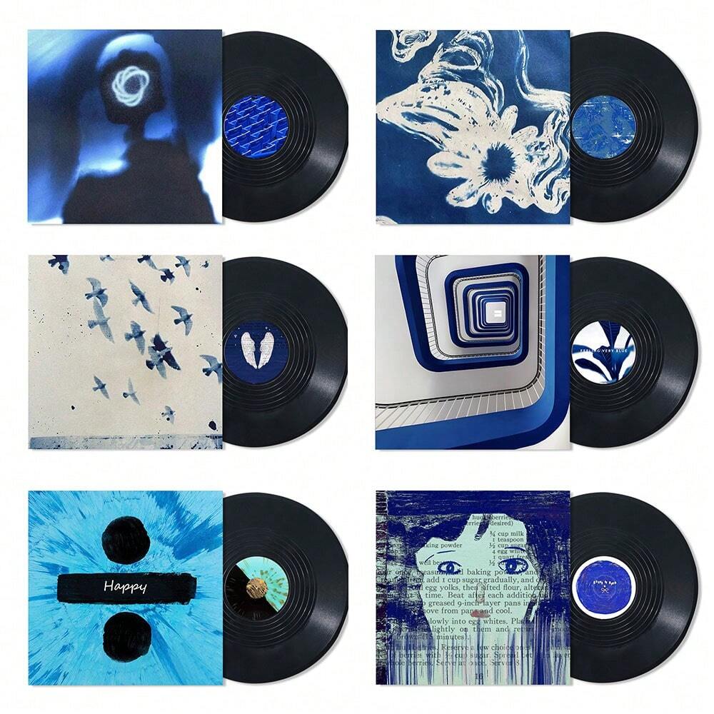 1Pc Of 12 Inch Fake Plastic Records Record Wall Decoration, Dormitory ...