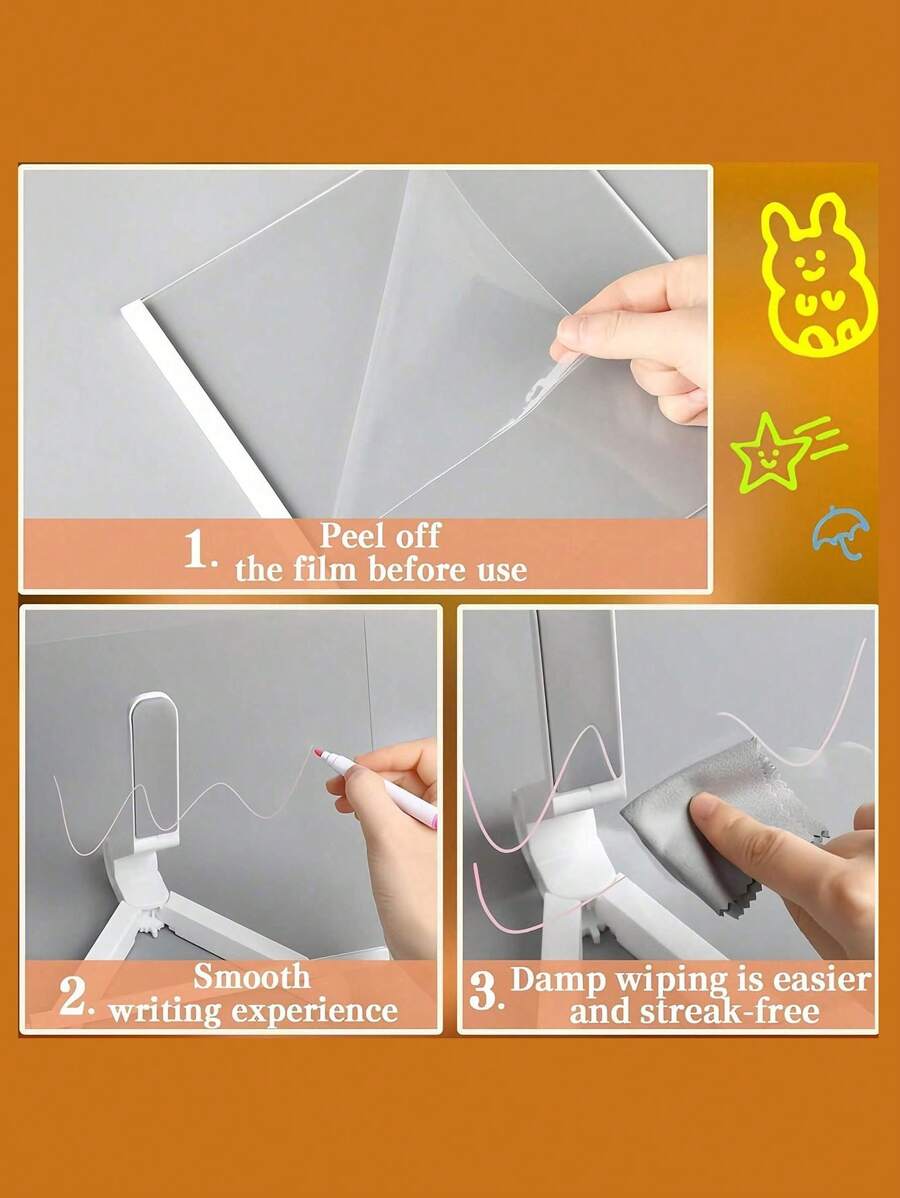 Acrylic Dry Cleaning Board With LED Light And Memo Pad, Luminous Dry ...