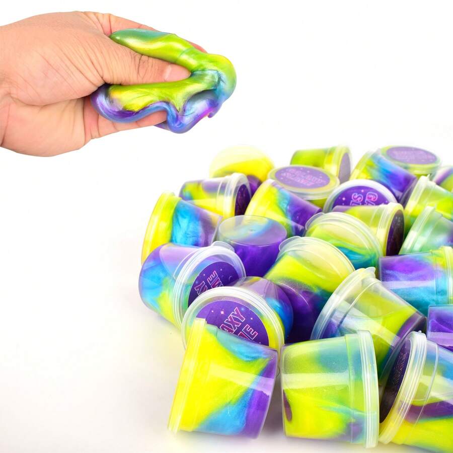 8-28pcs Mini Slime Party Kit - Pre-Made Yellow, Blue And Purple Slimes ...