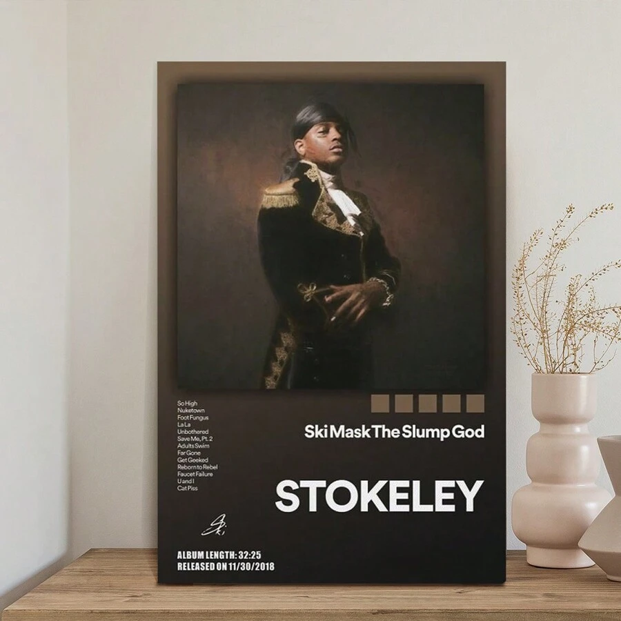 Ski Mask The Slump God STOKELEY Music Album Cover Poster Decorative ...