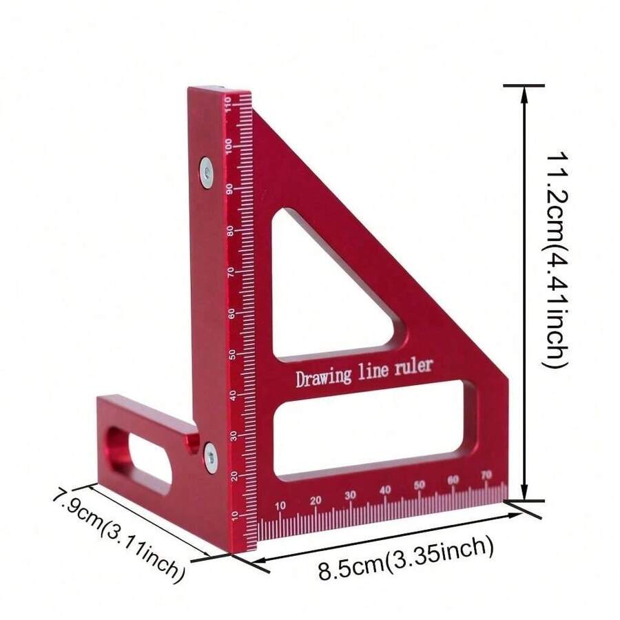Régua de medição multiangular ProMaster 3D 1 peça - Riscador triangular ...