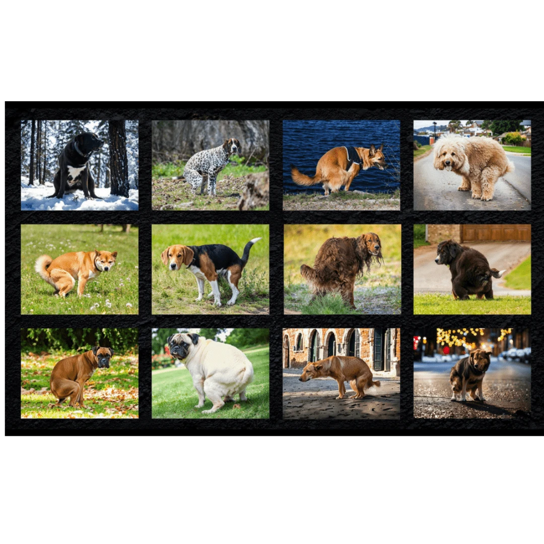 New Pooping Pups Funny Adult Gift - 2025 Dog Poop Calendar - Gag Gift ...