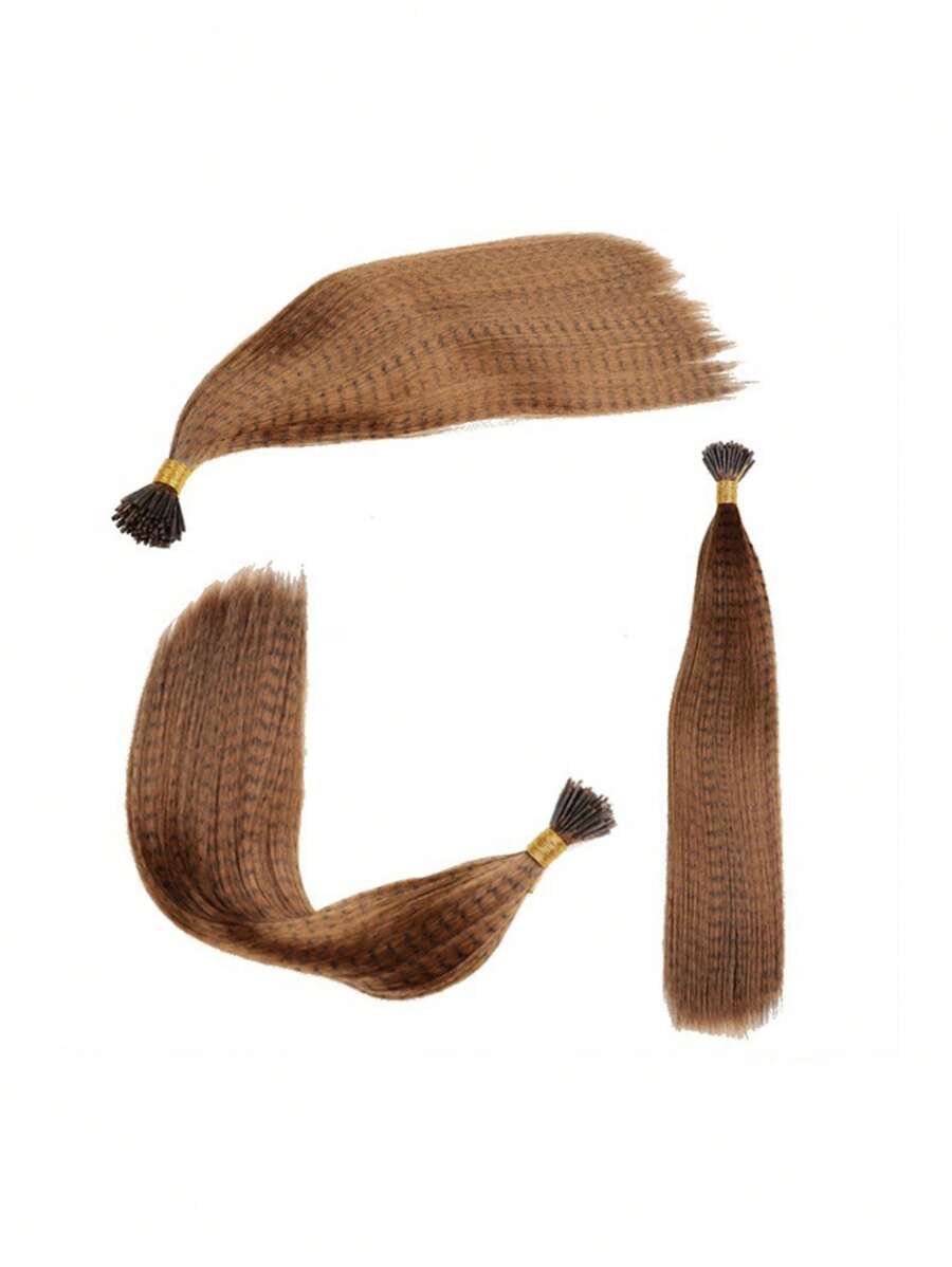 16-Inch Leopard Print Color Extension Hair Extension Fake 10-Piece Hair ...