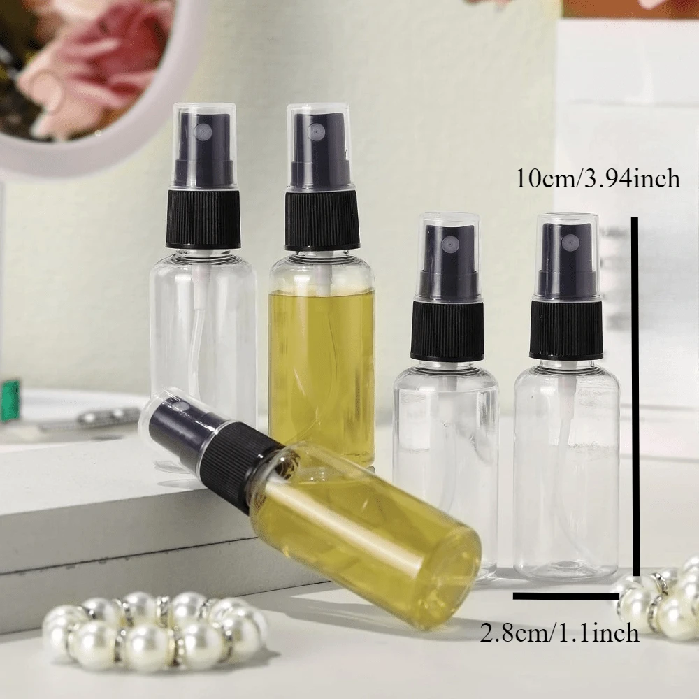 30pcs Mini Clear Spray Bottles 1 Oz Plastic Empty Travel Bottle Fine Mist Small Spray Bottle ...