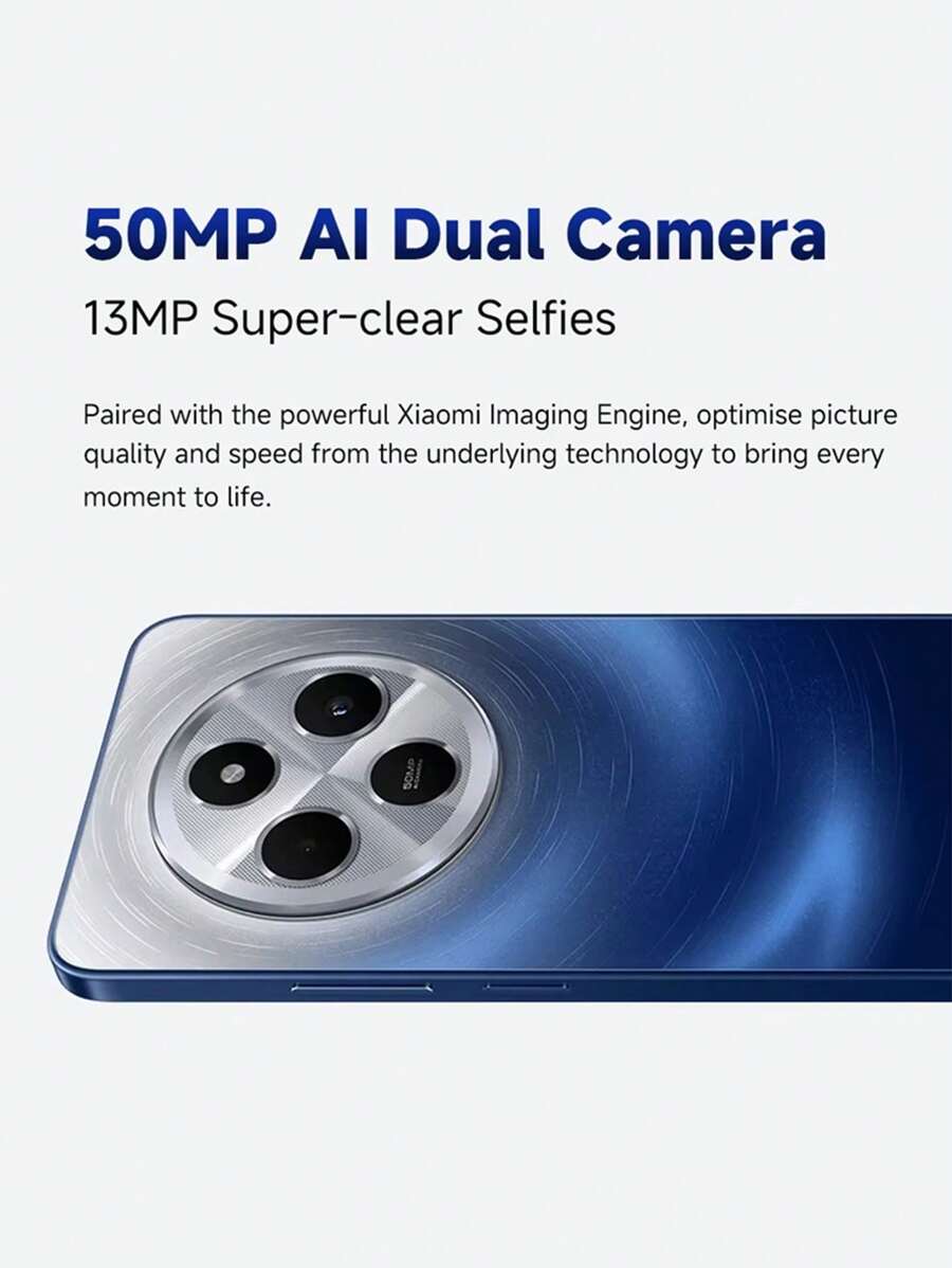 Redmi 14C Smartphone 4GB+128GB Global Version Helio G81-Ultra Processor ...