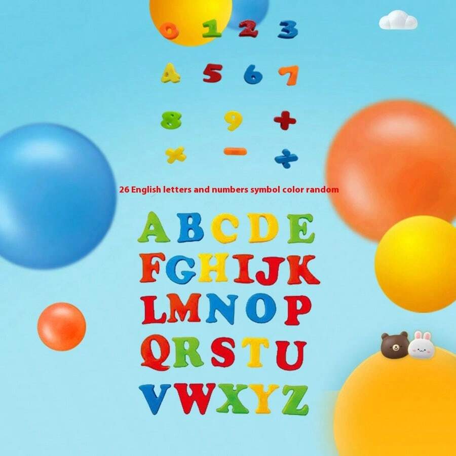 English Letter And Number Magnets, Magnetic Phonics Learning Toy ...