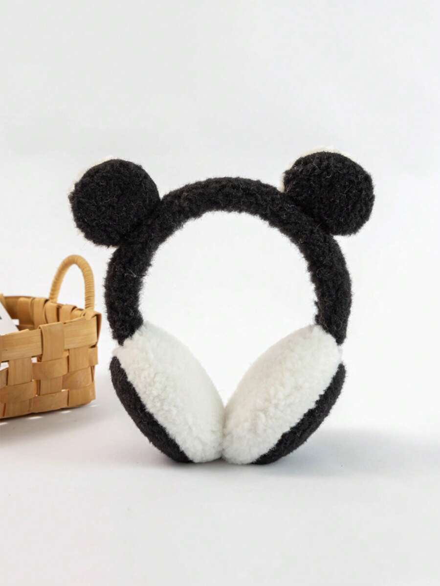 2pcs Kids Ear Warmers Set, Korean Cute Student Ear Muffs Gloves Winter ...