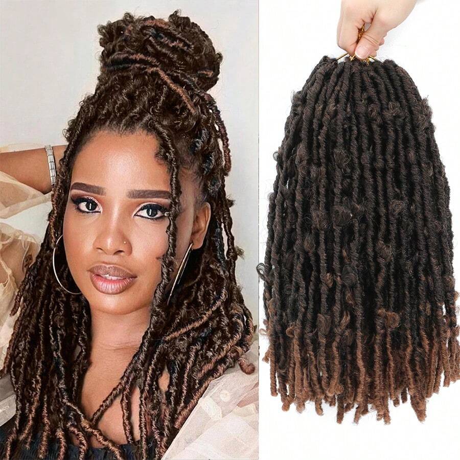 Butterfly Locs Crochet Hair 14 Inch 8 Packs, Soft Butterfly Locs ...