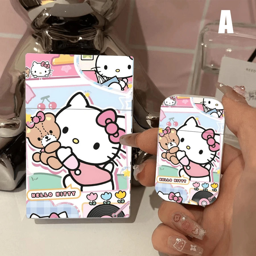 Kawaii Cigarette Case Anime Cute Hello Kitty Kuromi Cinnamoroll Y2K ...