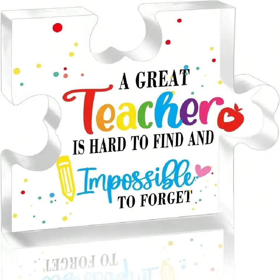 Acryl Plakette für Lehrkräfte - perfektes Geschenk zu Geburtstagen ...