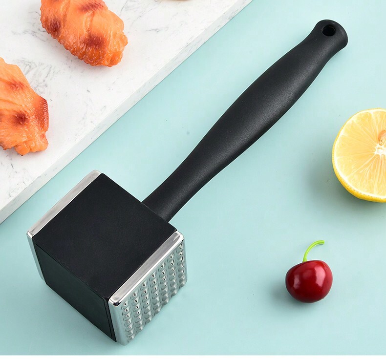 New Square Double-Sided Meat Tenderizer, Beef Chicken Pork Mallet, Meat ...